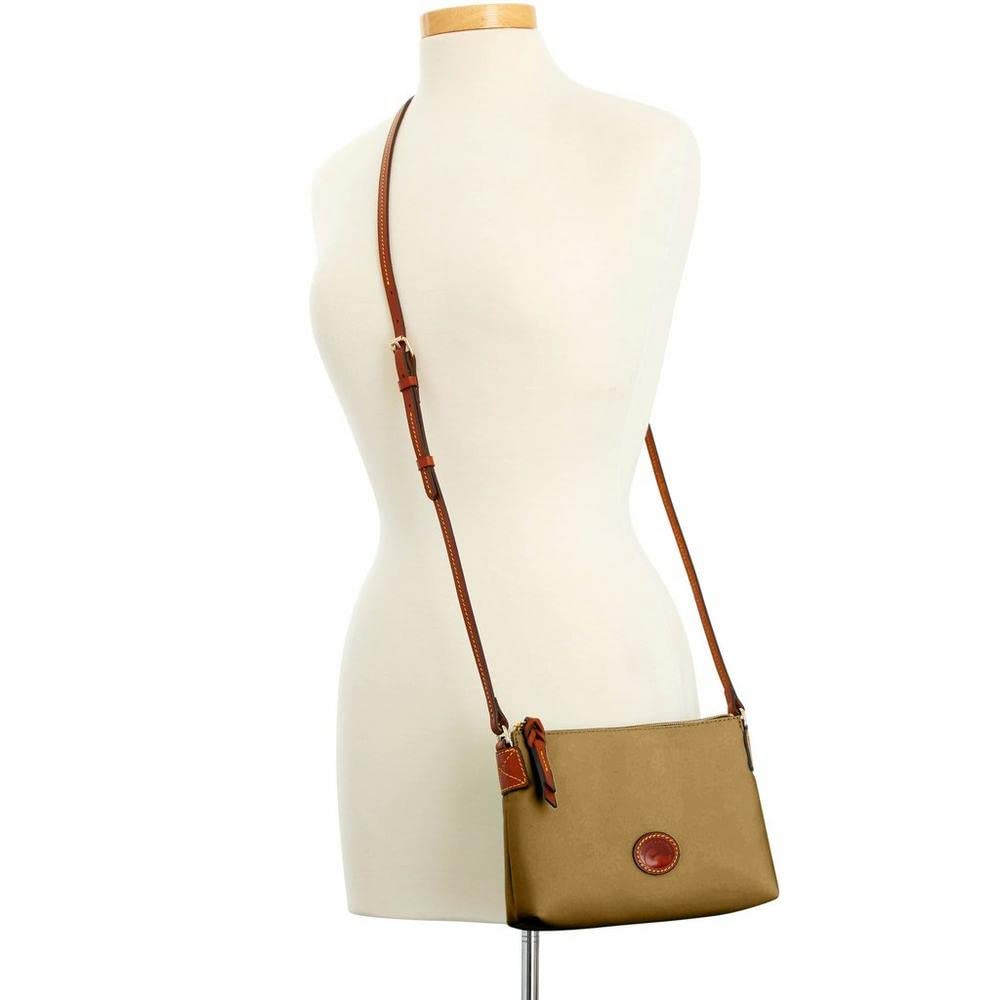 Dooney & Bourke Nylon Crossbody Pouchette Crossbody Handbag (Khaki)