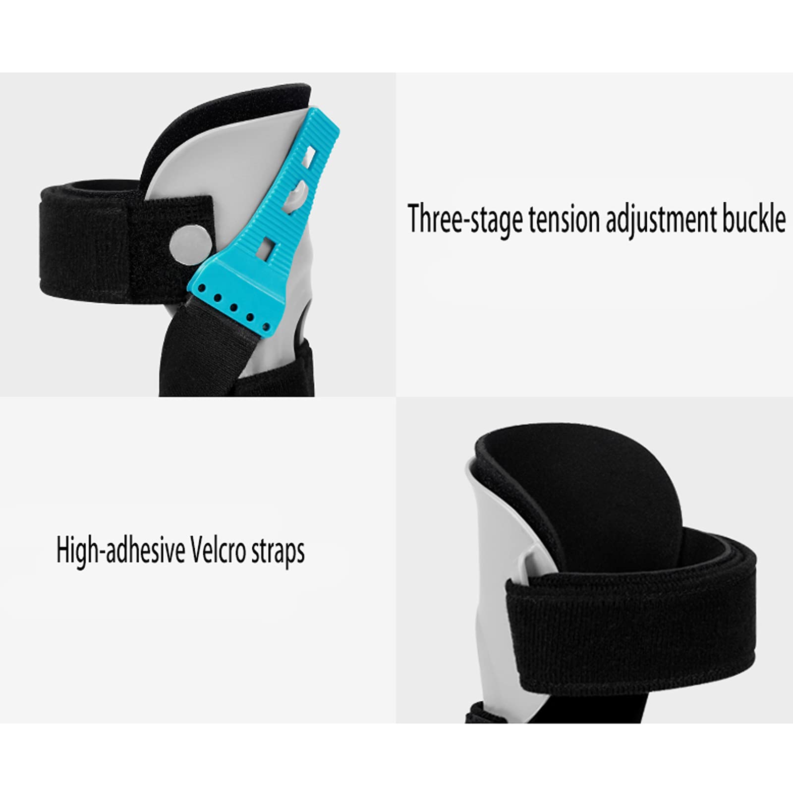 DXDUI Ankle Orthopedic Brace Foot Varus Orthopedic Shoes Adjustable Ankle Joint Brace Fixed Breathable Highly Elastic for Ankle Injury Sprains Fractures,Right,M