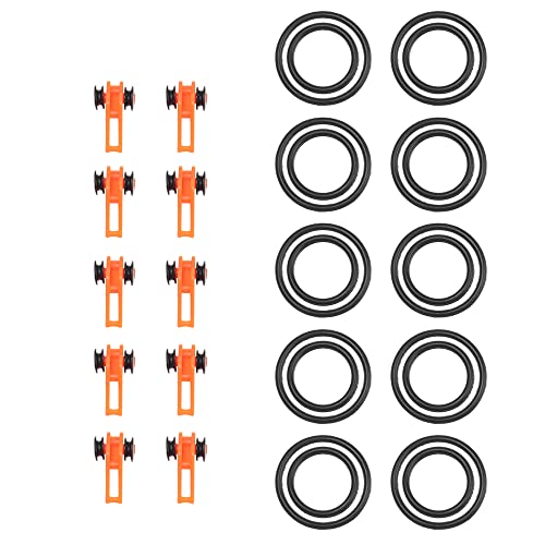 Fishing Hook Secure Keep Durable Jig Hooks Safe Keeping Fishing Accessories Angling Supplies Fish Tackle for Fishing Rod Tool 10Pcs/Pack (Color : 6)
