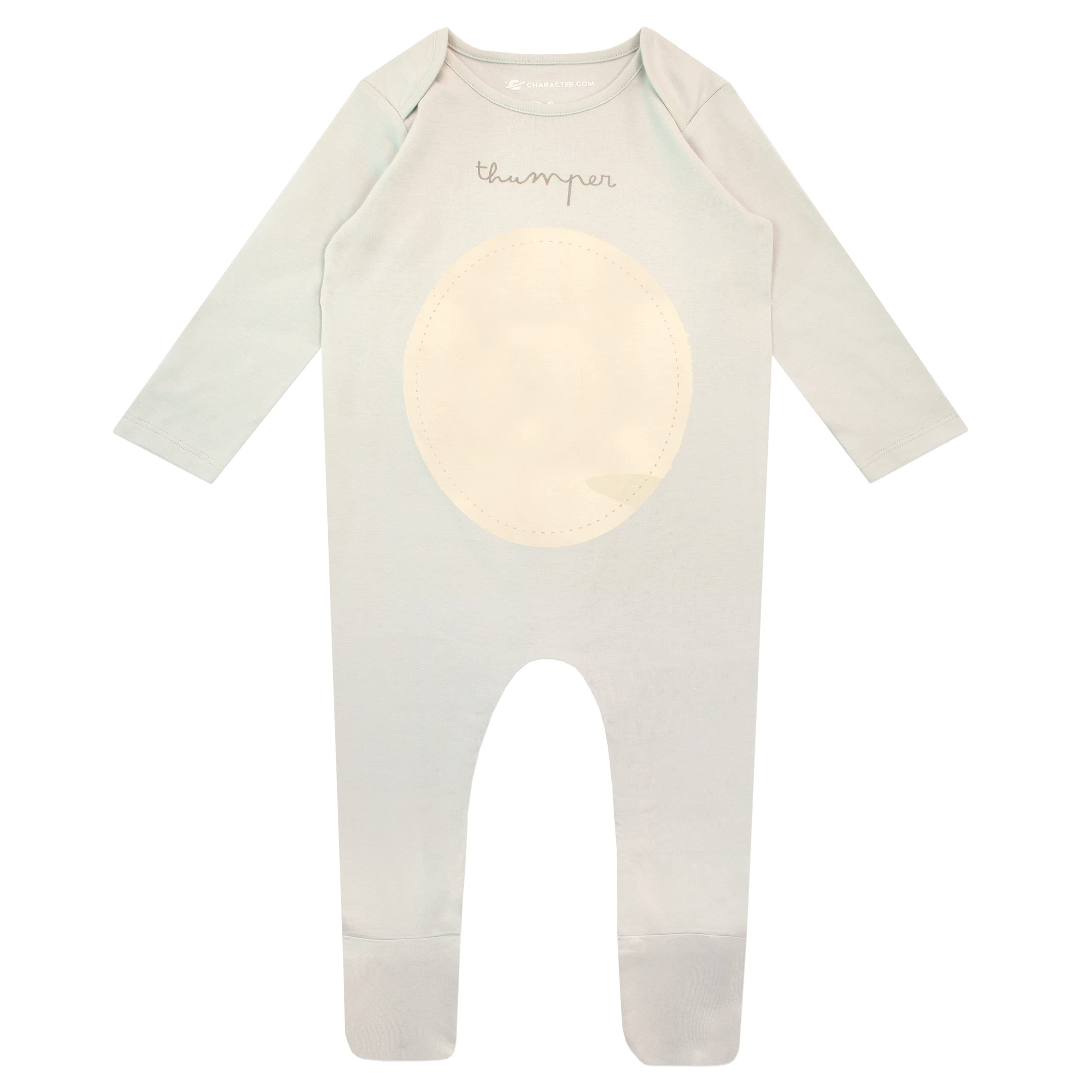 Disney Baby Girls Thumper Sleepsuit and Hat Footies Grey 6-9 M
