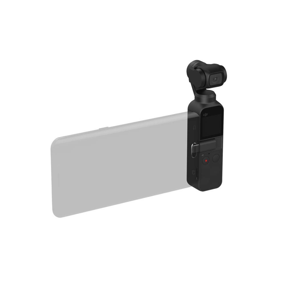 DJI Osmo Pocket Handheld 3 Axis Gimbal Stabilizer with Integrated Camera, Starter Bundle with Tripod, PolarPro Mount, Cradle, 64GB microSD Card, Case, Cloth