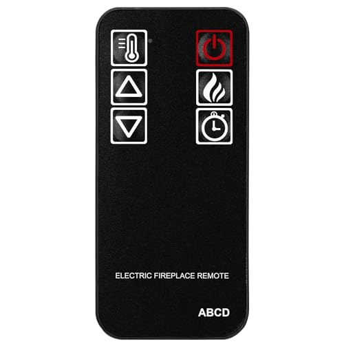GENGQIANSI Replacement Remote Control for Zokop 3D Electric Firebox Indoor Fireplace Heater