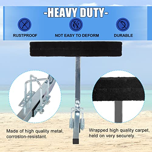 ECOTRIC Short Boat Trailer 2' Bunk Board Guide-On Carpeted Kit A Pair w/Hardware