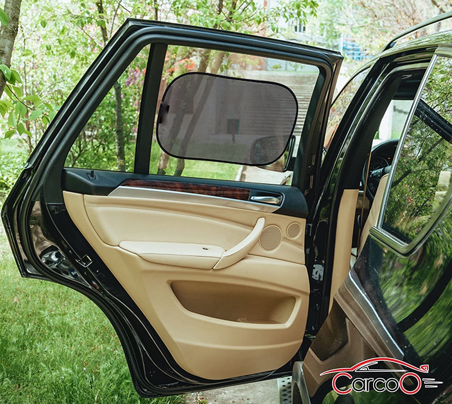 Harrier Hardware Baby & Passenger Side Window Cling Sun Shade, 4-Pack (20 x 12 inches)