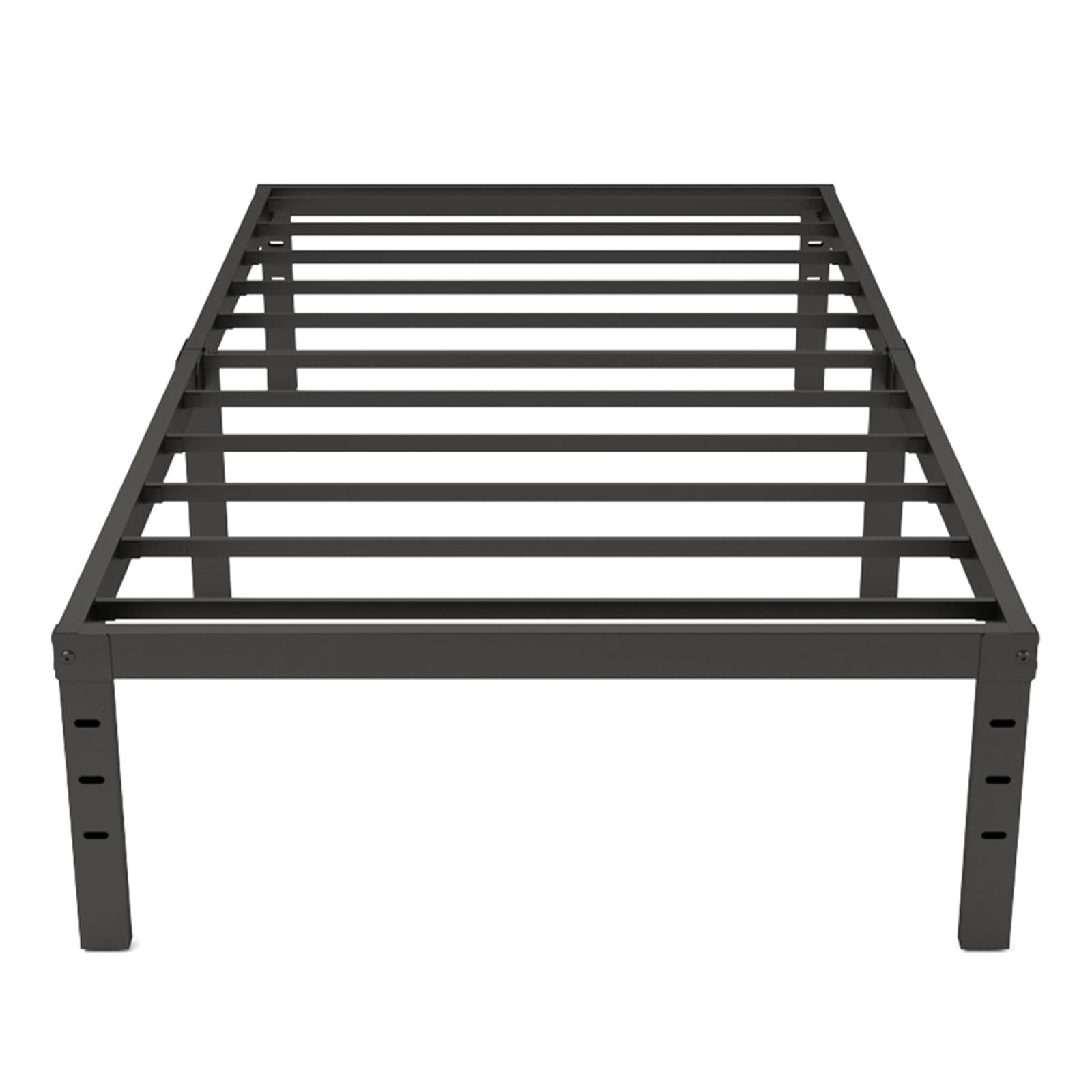DURISO King Bed Frame 14 Inch High Metal Platform Heavy Duty Sturdy King Size Bed Frames Max 3500lbs Easy to Assemble No Box Spring Needed No Noise Black