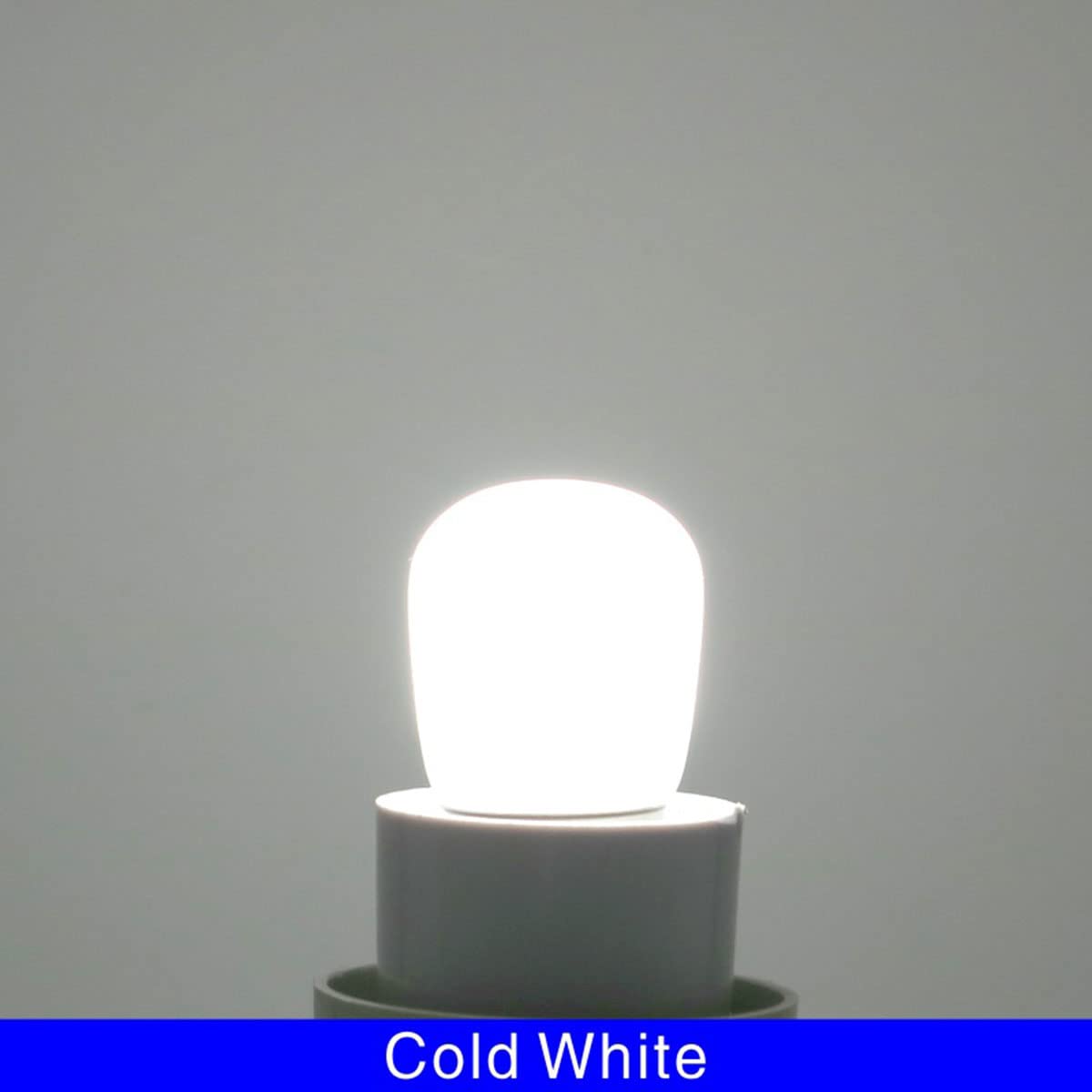 Edearkar 2W E12 LED Refrigerator Bulb(4 Pack) E12 Base Mini 2W Refrigerator Light Cool White 6000K 110V Dimmable E12 LED Appliance Bulb for Freezer Oven Microwave Lighting,Home Lighting