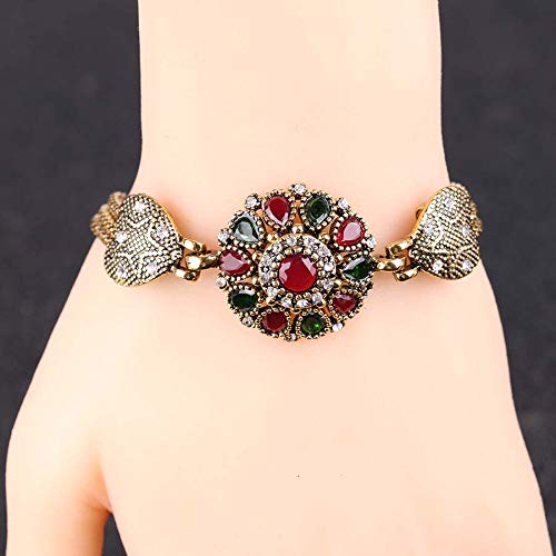 egztika Turkey Jewelry Bohemian Gold Color Bangle Bracelets for Women