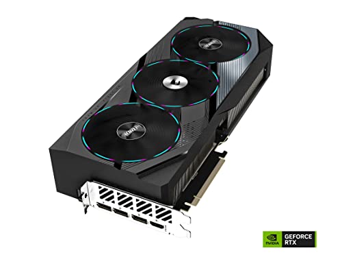 GIGABYTE AORUS GeForce RTX 4070 Ti Elite 12G Graphics Card, 3X WINDFORCE Fans, 12GB 192-bit GDDR6X, GV-N407TAORUS E-12GD Video Card