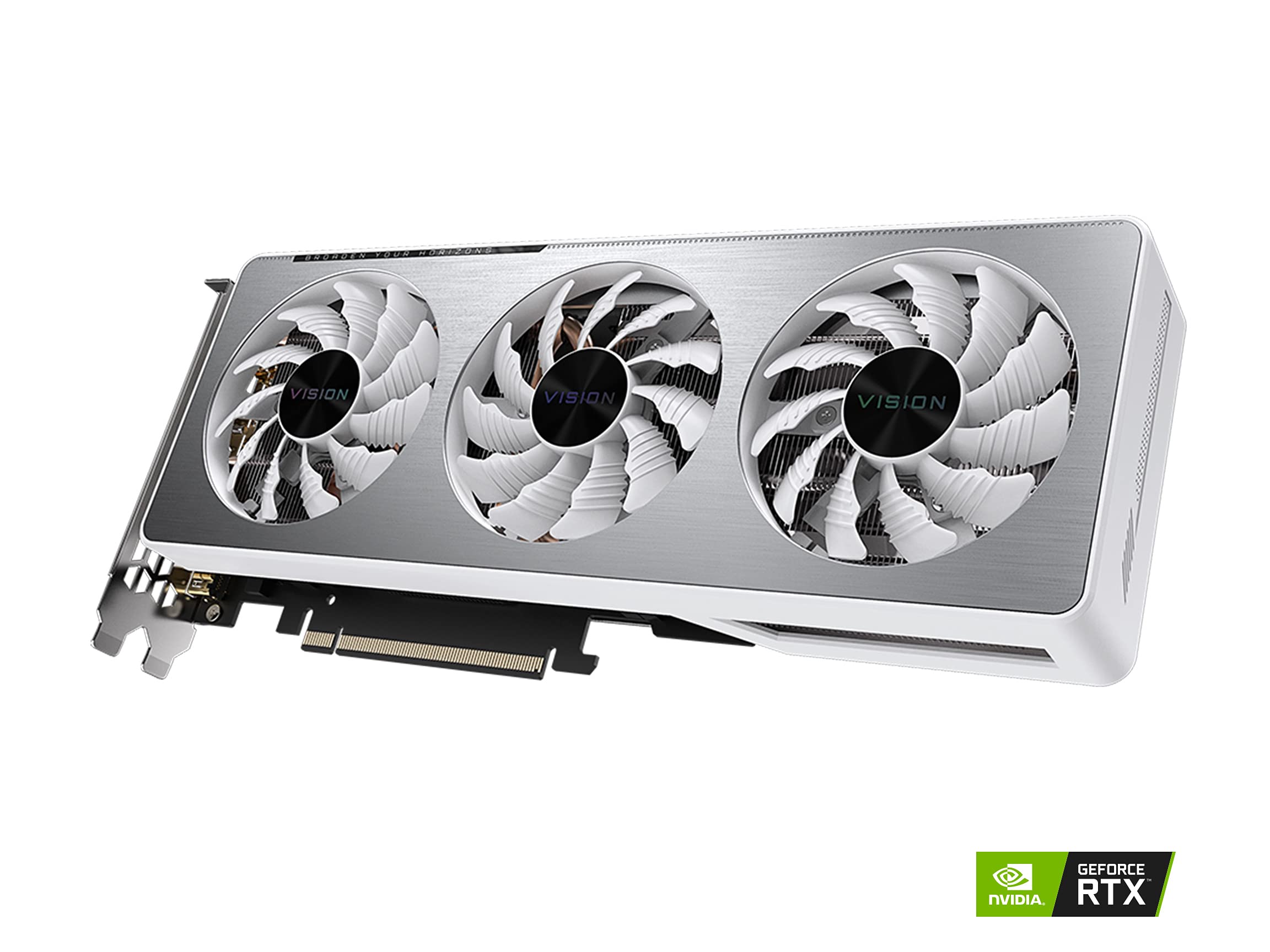 GIGABYTE GeForce RTX 3060 Ti Vision OC 8G Graphics Card, WINDFORCE 3X Cooling System, LHR, 8GB 256-bit GDDR6, GV-N306TVISION OC-8GD REV2.0 Video Card (Renewed)