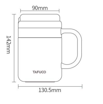 Insulated Stainless Steel Vacuum Thermal Coffee Tea Mug - 17 Oz | Stainless Steel Tea Strainer Loose Leaf Tea Mug with INFUSER