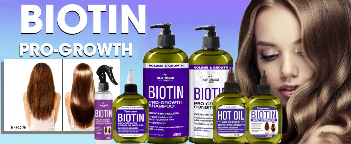 Hair Chemist Biotin Leave-in Conditioning Spray 6 oz. - Deep Conditioning Treatment, Leave in Conditioner