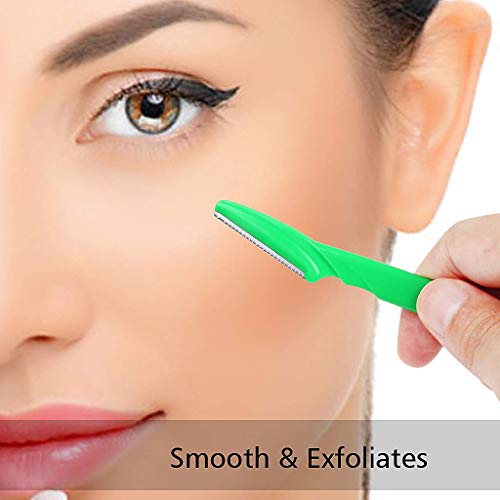 edealing Eyebrow Razors,Eyebrow Trimmer,Facial Hair Trimmer with Precision Cover for Women and Men. (20PCS)