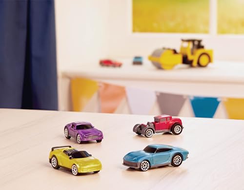 Driven by Battat β Turbocharge Pullback Vehicles β Toy Set with 4 Cars β Race Car Toys and Playsets for Kids Aged 3 and Up