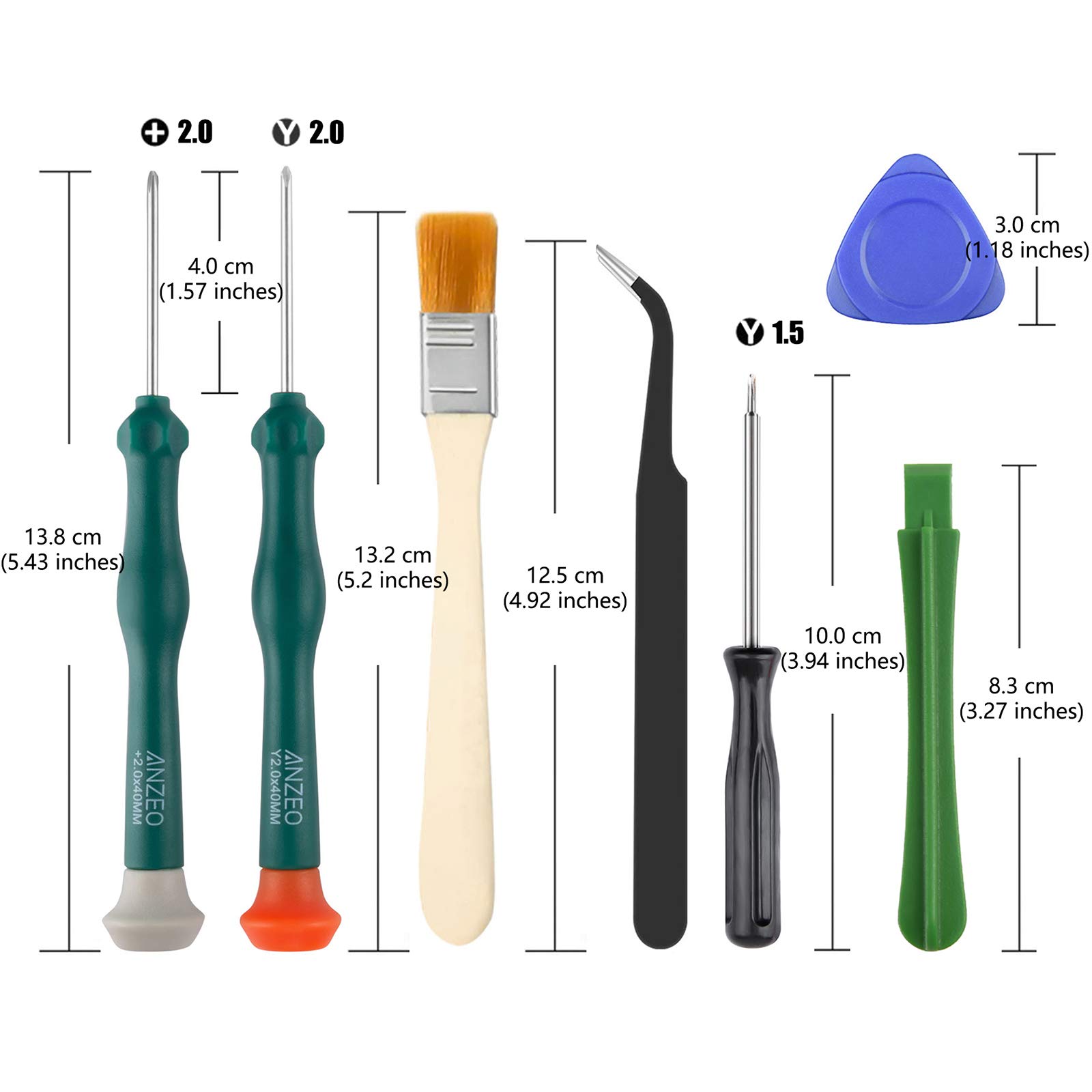 eioeao 2 Pack Joy Con Joystick Replacement 3D Analog Joysticks for Nintendo Switch and Switch lite Joycon Controller and Thumb Stick Repair Kits, Screwdriver Fix Tools Kit