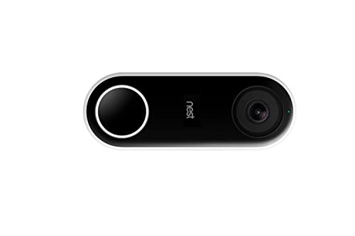 Google Nest Doorbell (Wired) Smart Wi-Fi Video Doorbell - Front Door Security Package Bundle (Charcoal Black)