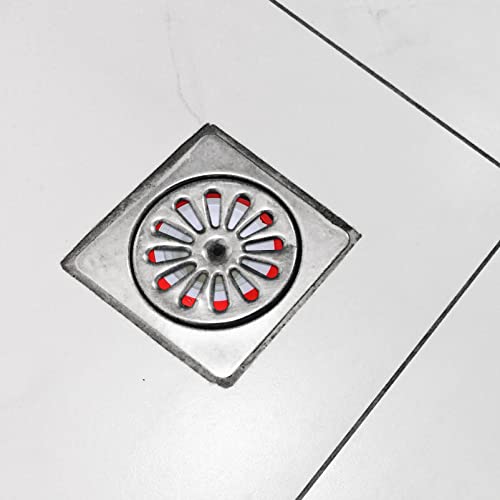 IMIKEYA 2PCS Shower Floor Drain Backflow Preventer Sewer Core Anti-Odor Plug for Kitchen Bathroom 2.56x2.16x1.42inch