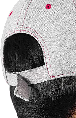 Disney Set Mickey & Minnie Hats Baseball Cap Men's Women's 2 Pack (Red MOM & Grey DAD)