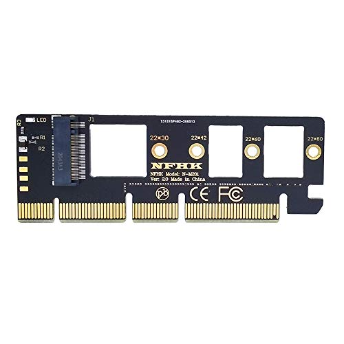 KALEN Expansion Card M.2 NVME SSD to PCIE 3.0 X16/X8/X4 Desktop SSD Adapter Card Support 2230 2242 2260 2280 Size SSD