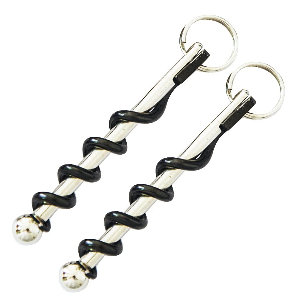 Makupon Multi-Tool Waiters Corkscrew Portable Red Wine Bottle hinged Opener Set with Keychain ā¦