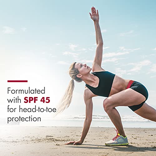 EltaMD UV Aero Full-Body Sunscreen Spray Broad-Spectrum SPF 45, Water-Resistant, Mineral-Based, Non-Greasy, Sheer, Transparent Zinc Oxide Mineral Based Spray Sunscreen 6.0 oz