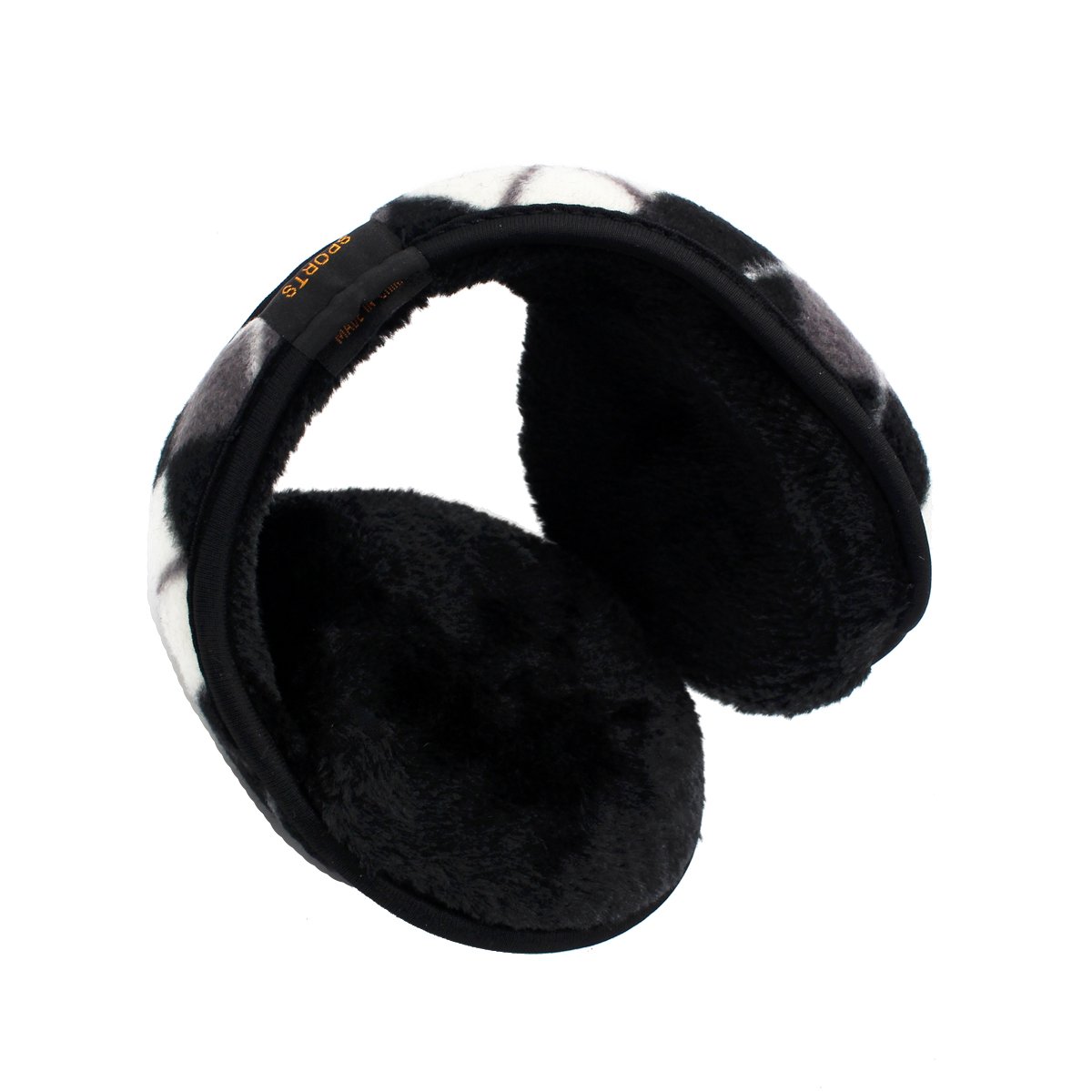 Double Layer Polar Fleece Neck Warmer Earmuffs Set - Neck Gaiter Tube Ear Warmer Headband Face Mask