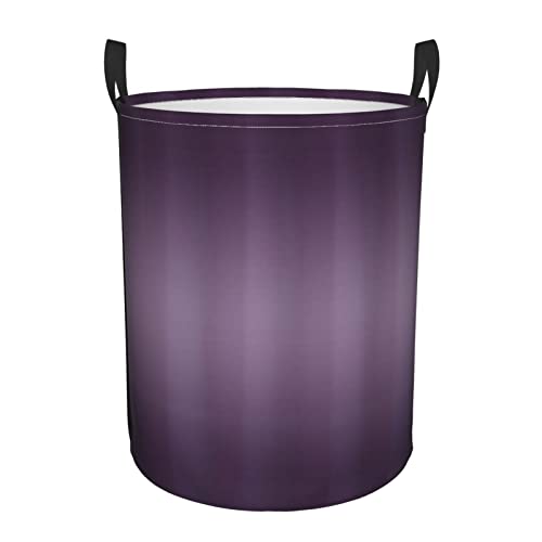 Laundry Basket,Hollywood Theater Inspired Vintage Digital Purple Colored Modern Design Artwork,Large Canvas Fabric Lightweight Storage Basket/Toy Organizer/Dirty Clothes Collapsible Waterproof For College Dorms-Large