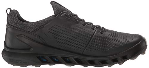 ECCO Men's Biom Cool Pro Gore-TEX Golf Shoe, Black Yak Leather, 13-13.5