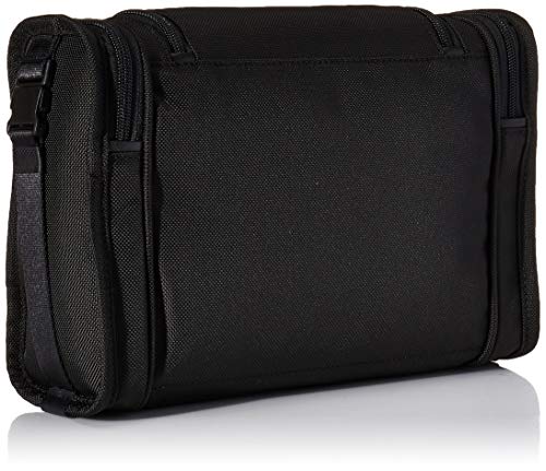 TUMI Alpha Hanging Travel Kit - Travel Accessories Bag for Toiletries, Cosmetics, and Toothbrushes - Travel Kit for a Short Trip - Travel Accessory that Aids Against Mold & Mildew - Black