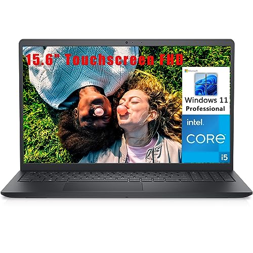 Dell Inspiron 15 3520 15.6" Touchscreen FHD Business Laptop Computer, Intel Quad-Core i5-1135G7 (Beat i7-1065G7), 64GB DDR4 RAM, 4TB SSD, 802.11AC WiFi, Bluetooth, Carbon Black, Windows 11 Pro