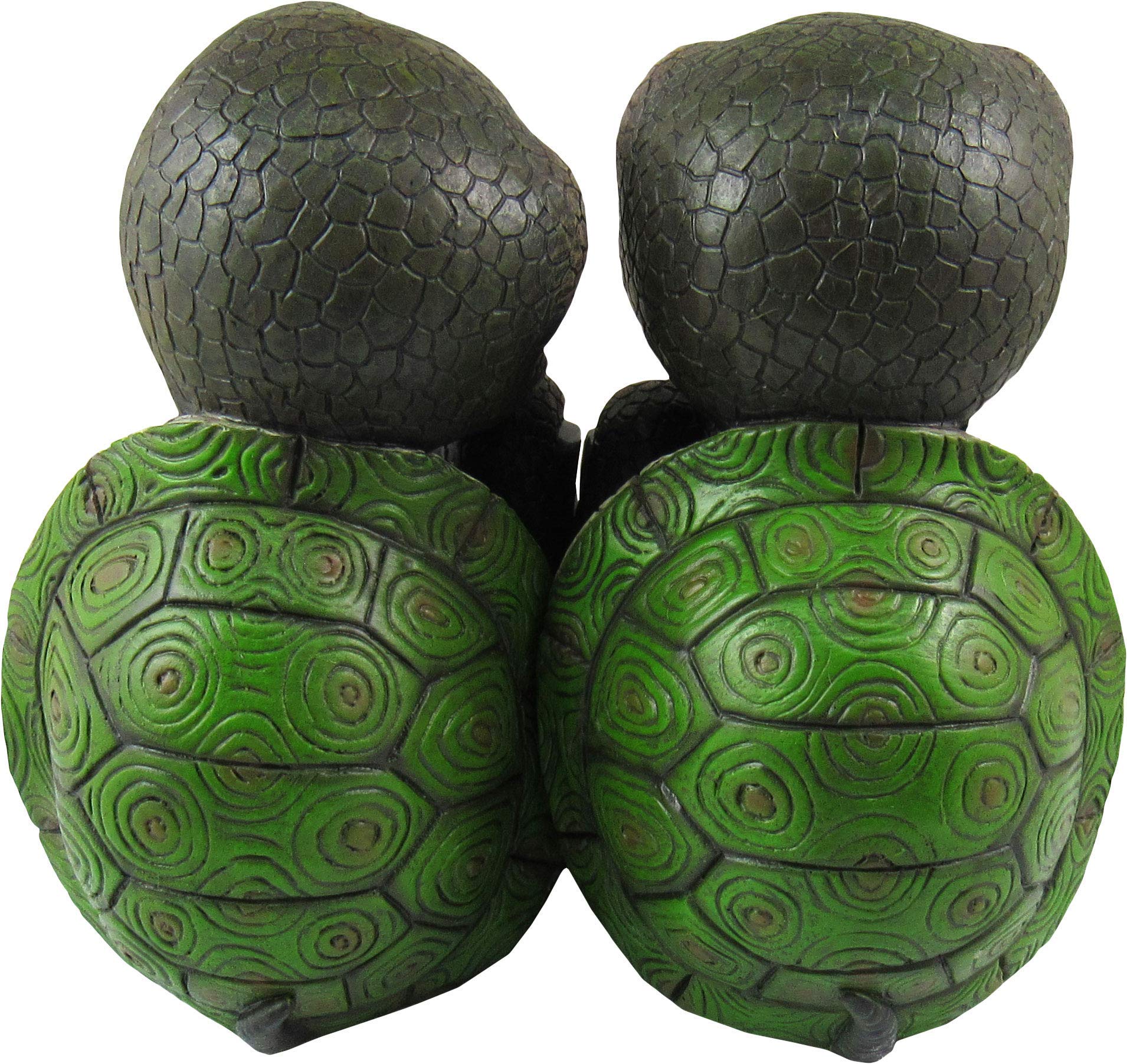 DWK - Rock Solid Love - Adorable Romantic Turtle Couple Two-Piece Figurine Best Friends Lovers Collectible Valentine's Day Gifts Office Desk Statue Home Decor Patio Garden Accent, 5.5-inch
