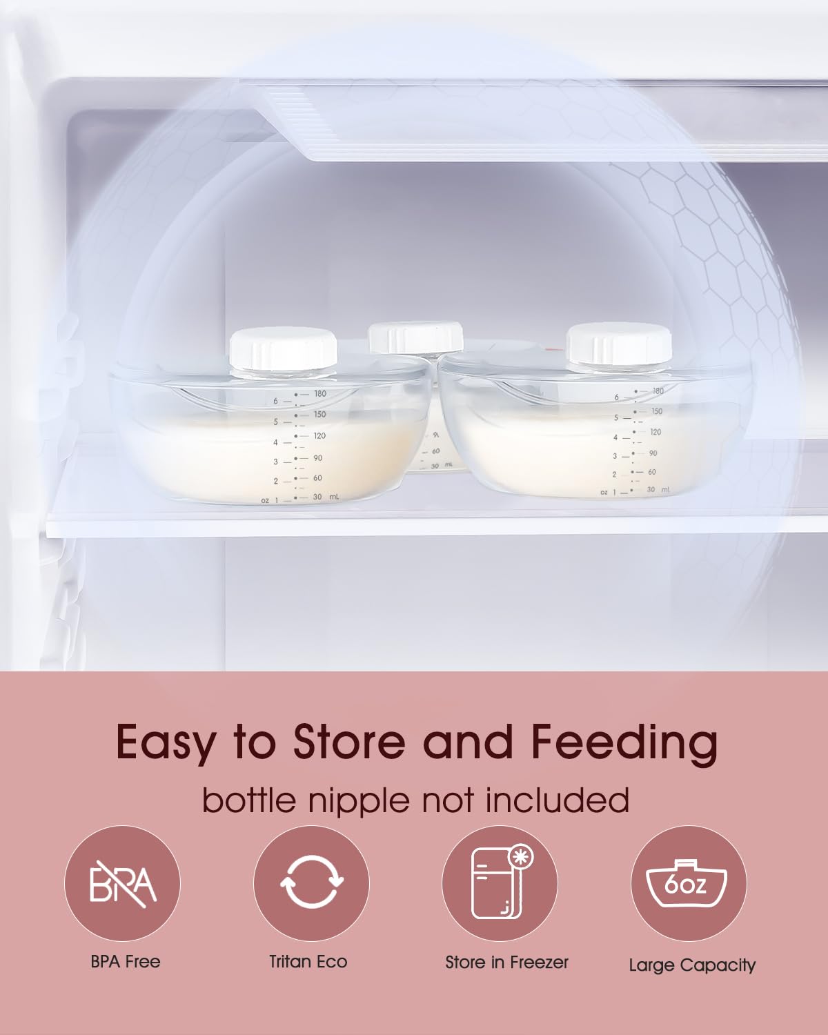 Horigen Hands Free Breast Pump E4, Wearable Breastfeeding Pump App Compatible, Double-Sealed Flange Electric Portable Breast Pump, 3 Modes & 9 Levels