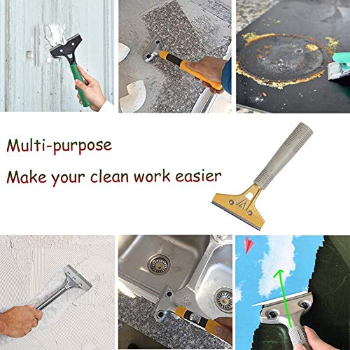 LDS Industry Extendable Razor Blade Sticker/Paint Scraper Remover for Window Glass Windshield Tile Granite Wall Cleaning Hand Tool, Gum Cleaning, Stove Cleaner, SCRP-A