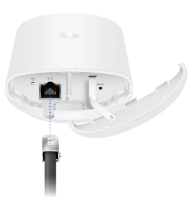UBNT Networks NanoStation AC Loco Loco5AC-US 2 Pack Pre-Configured Loco5ac 5GHz 802.11ac airMAX Radio 450Mbps Wireless Bridge (2-Pack) with PoE POE-24-7W-G Included Ready to Install, White