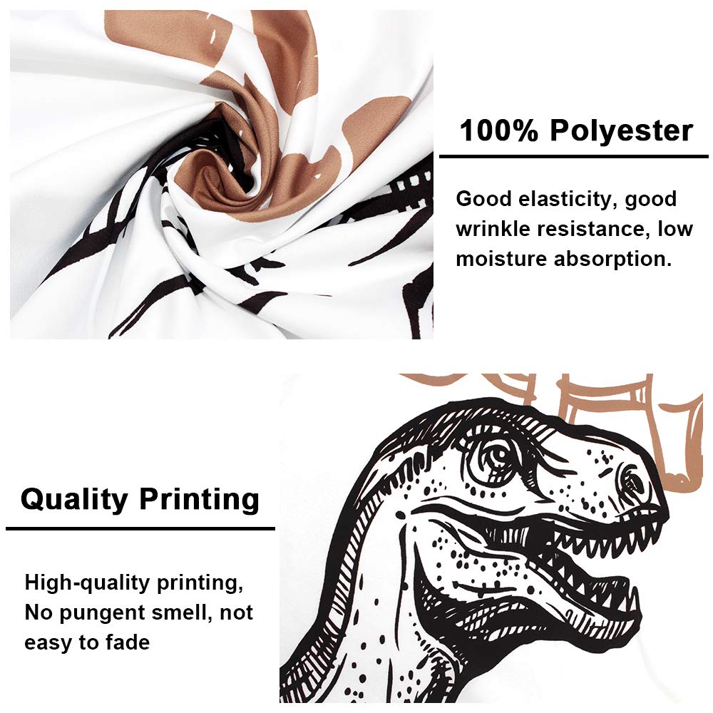 Duvet Cover Dinosaur Twin Bedding - 3D Animal Pattern Boys Children's Cover with Zipper,Cartoon Style,Soft Breathable,Children's Day Gift,ZHH