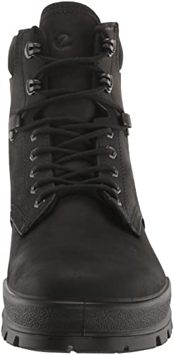 ECCO Men's Track 25 Waterproof Plain Toe Tie Hiking Boot, Black Nubuck, 10-10.5