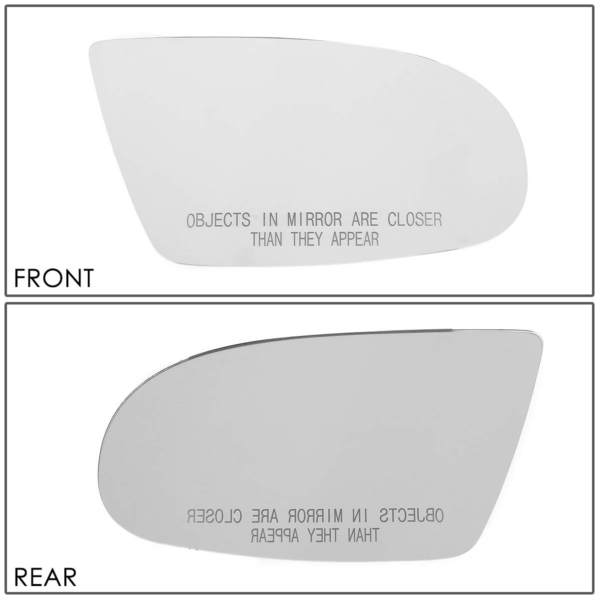 DNA MOTORING SMP-051-R Factory OE Style Right/Passenger Side Door Rear View Mirror Glass Lens [Compatible with 95-01 Chevy Lumina]