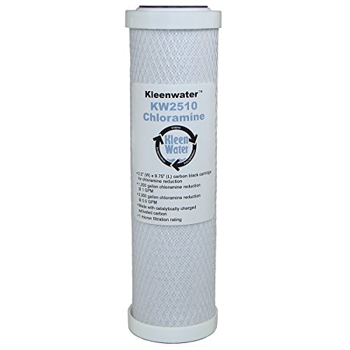 Lead Chloramine Chlorine Water Filter Cartridges, Compatible with Watts 500313 and KleenWater KW1000 Drinking Water Systems