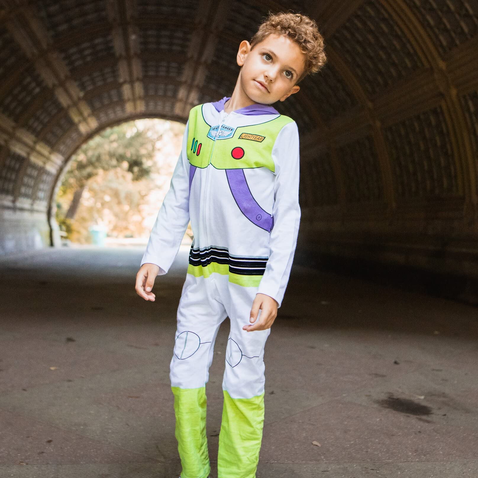 Disney Pixar Toy Story Buzz Lightyear Newborn Baby Boys Zip Up Cosplay Coverall 0-3 Months