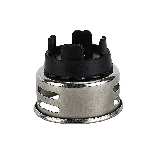 Keeney 878PC Stainless Steel Junior Duo Bar Sink Strainer with Basket, Fits 2-Inch or 2-1/2-Inch Openings, Polished Chrome