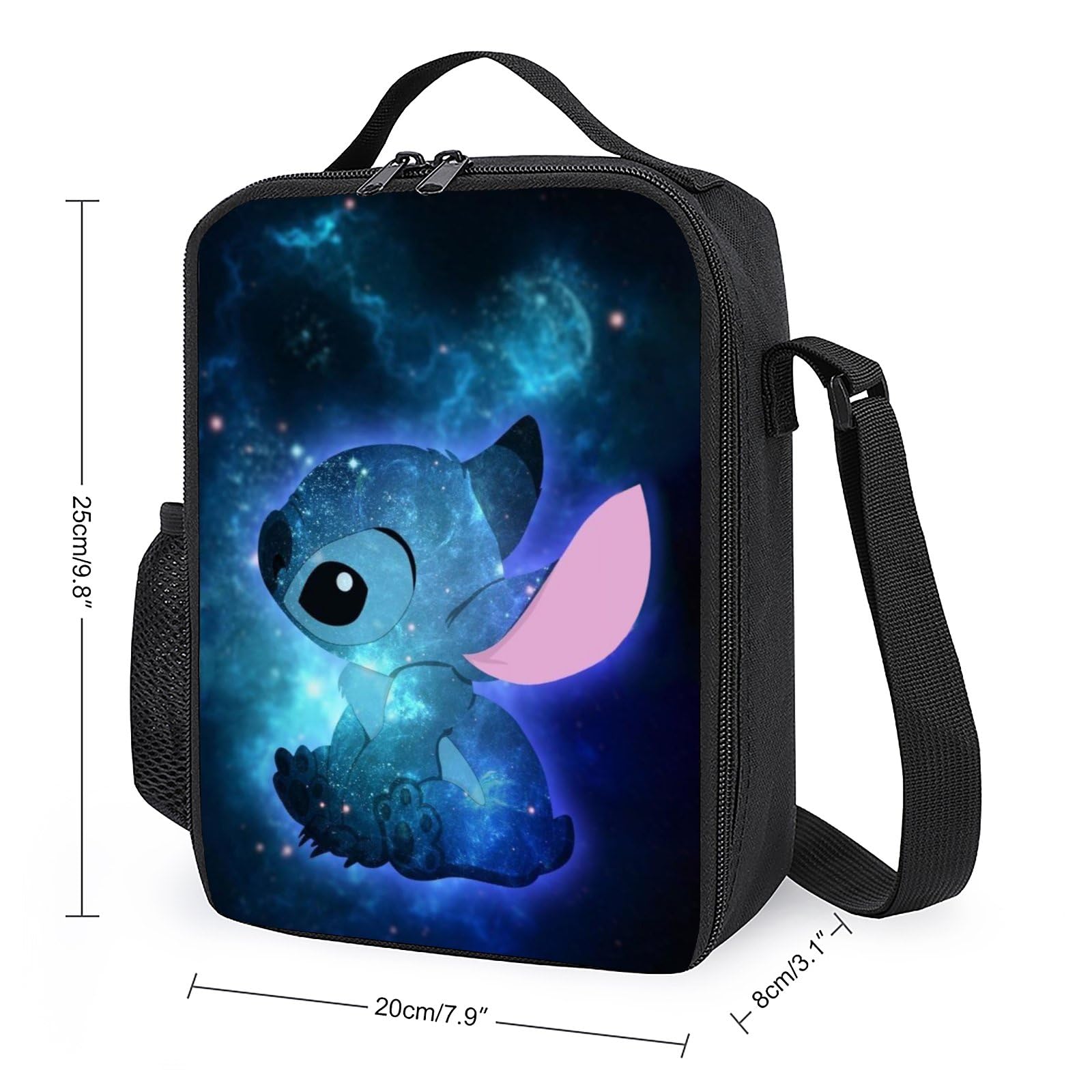dvyuwhe 3pcs Cute Backpack Set for Boys Girls,Cartoon Backpack with Adjustable Lunch Bag And Pencil Case for Work/Travel