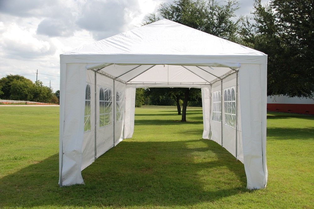 DELTA Canopies 10'x30'/12'x30'/15'x30' PE Wedding Party Tent Gazebo (10'x30' PE Tent)