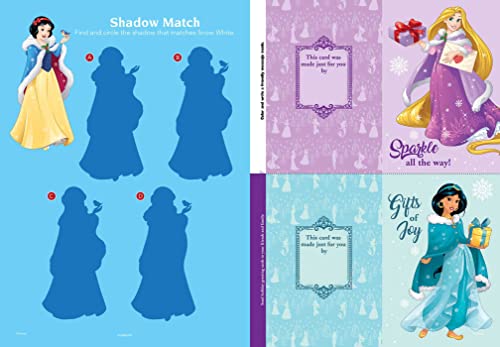 Disney Princess: Tis the Season to Sparkle: Color & Craft with 4 Big Crayons and Stickers