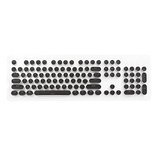 Funtasica Round Double PBT Gaming Keyboard Retro,