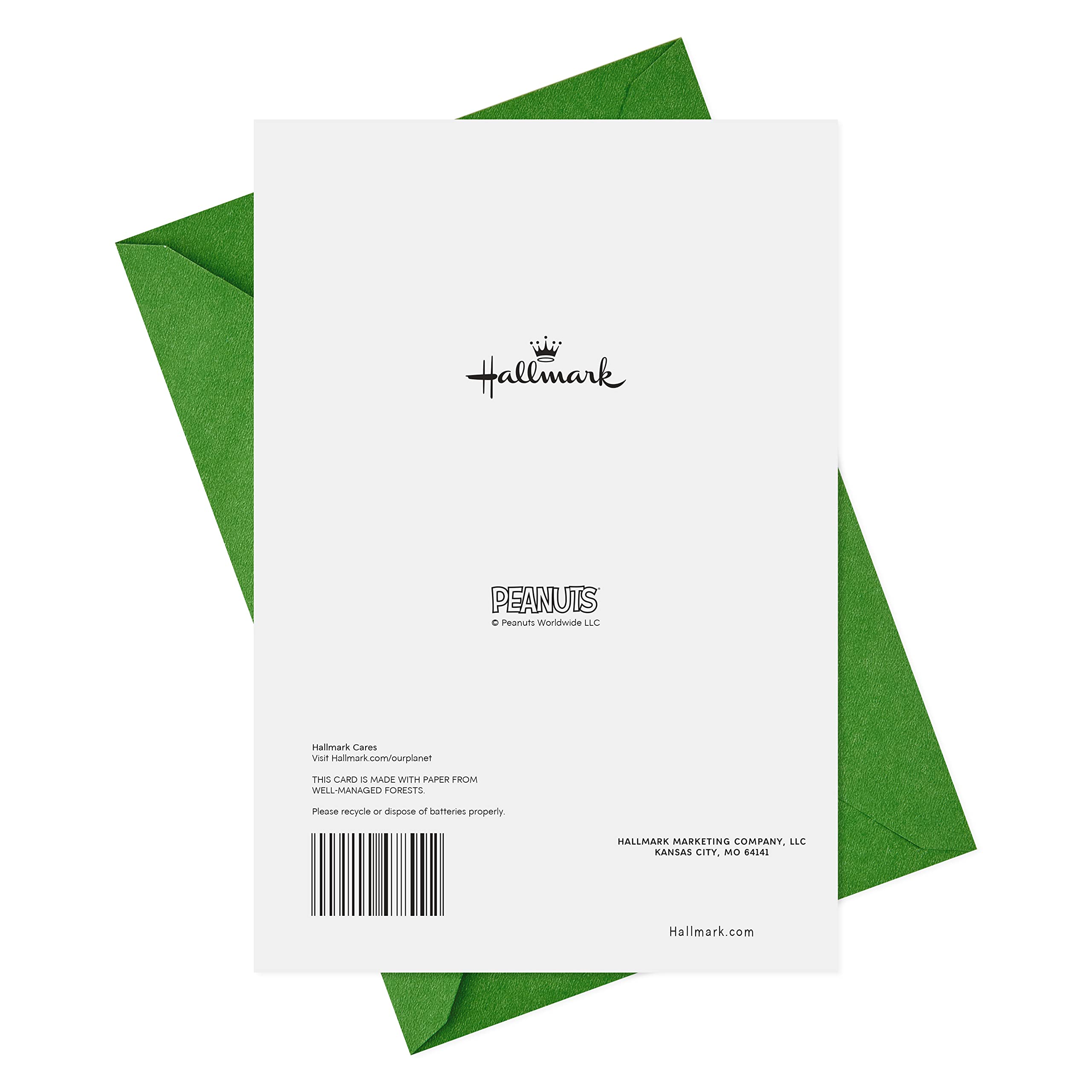 Hallmark Peanuts Musical St. Patricks Day Card (Dancing Snoopy)