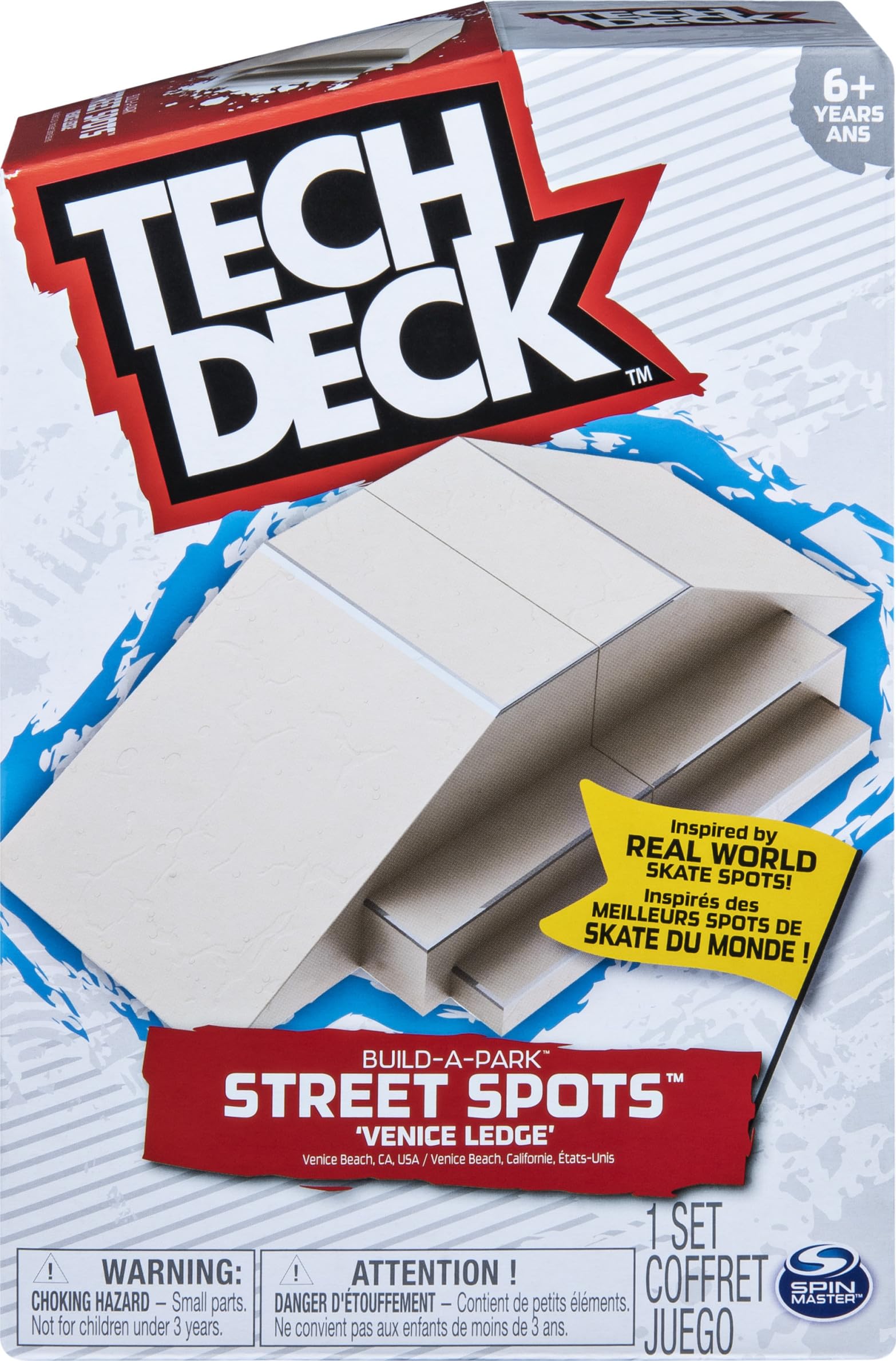 TECH DECK, Build-A-Park Street Spots, Venice Ledge, Ramps Boards and Bikes, Multicolor (20115586)