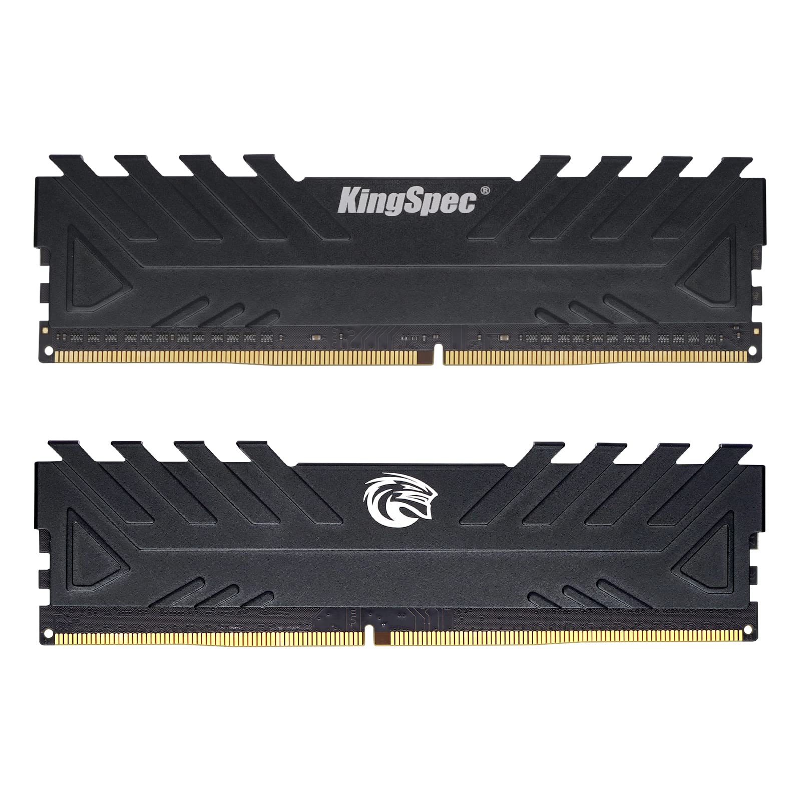 KingSpec DDR4 Ram 16GB (2x8GB) 3200MHz Computer Memory with Heatsink, CL18 1.35V Dual Channel Desktop (DIMM) Memory, 288-pin DIMM, 16GB Gaming Ram for PC Desktop.