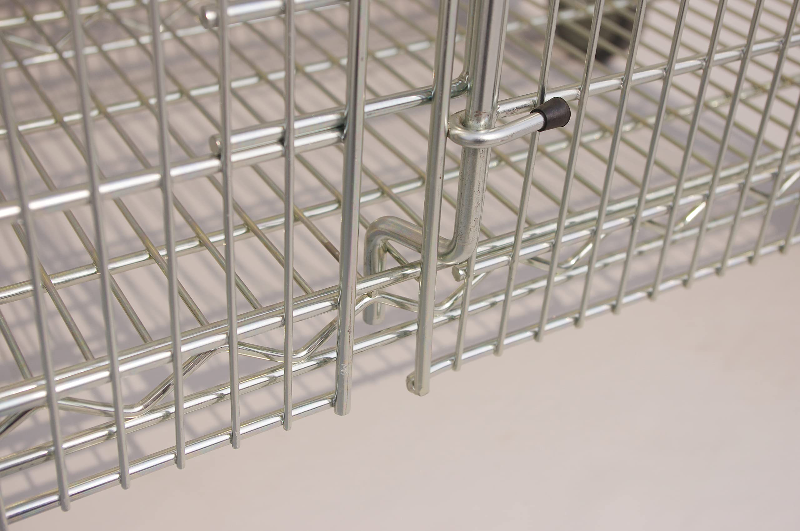 HIGOOD Wire Security Cart with Adjustable Shelves, Heavy Duty Rolling carts,1,000 lb Load Capacity, 52 inx27 inx69 in
