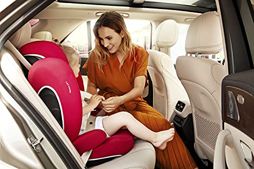 CYBEX Solution B-Fix High Back Booster Seat, Lightweight Booster Seat, Secure LATCH Installation, Linear Side Impact Protection, 12-Position Adjustable Headrest, for Kids 40-120 Lbs.