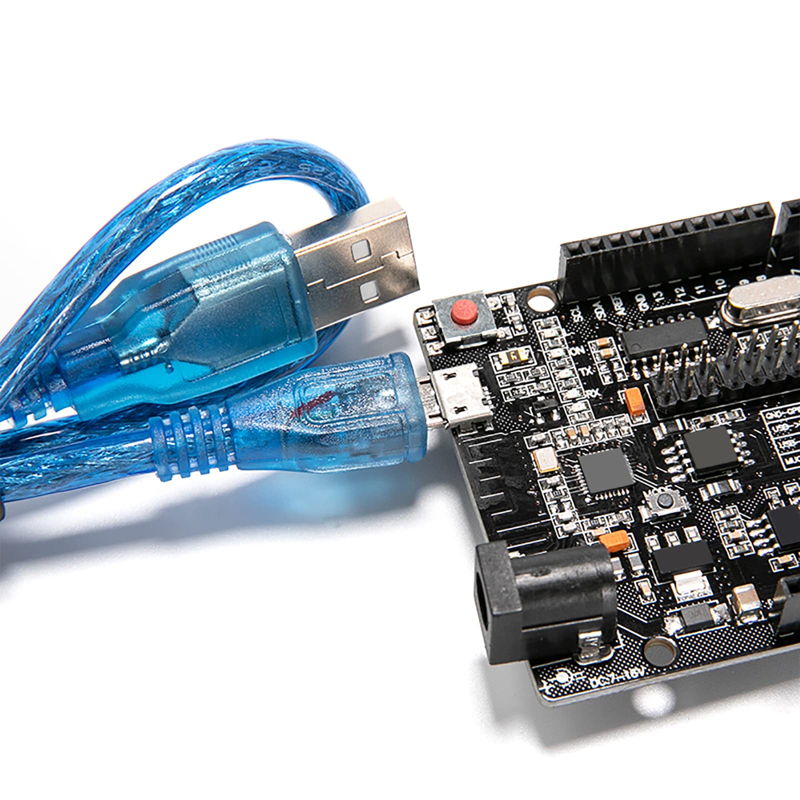 Huayuxin Single Board Computers Intended for Mega2560 R3 ATmega 2560 with USB Cable, Integrated with Wi-Fi Module, Compatible with Arduino IDE C C++ Project 1 PCE