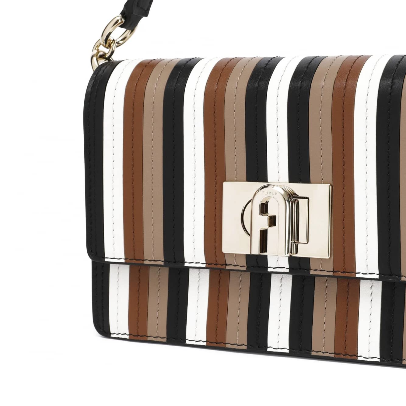 Furla 1927 Mini Crossbody 20 Greige/Nero/Talco/Cognac One Size